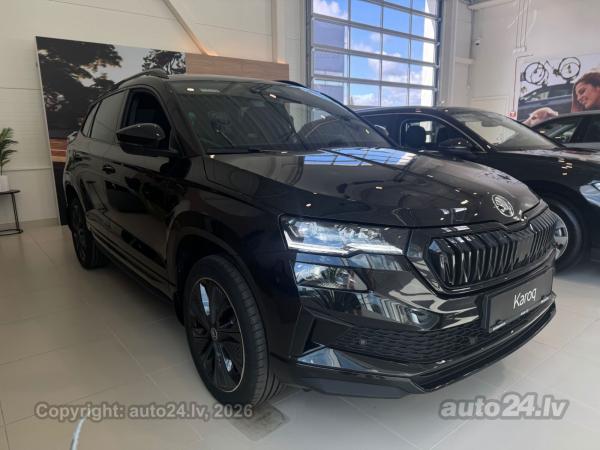 Black Skoda Karoq 2026 in Paide, with an engine capacity of 0.00 L and mileage of 0 thousand km for 34420 €, photo 3 on AUTOMOTO.COM.LV