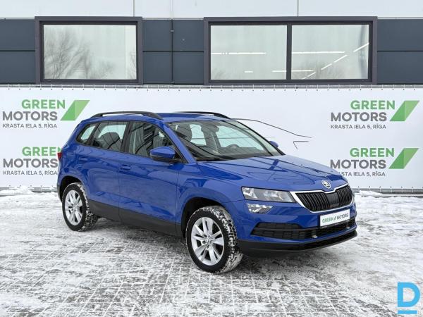 Blue Skoda Karoq 2018 in Tukums, with an engine capacity of 1.60 L and mileage of 154 thousand km for 15500 €, photo 1 on AUTOMOTO.COM.LV