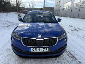 Blue Skoda Karoq 2018 in Vilnius, with an engine capacity of 1.97 L and mileage of 269 thousand km for 9900 €, photo 2 on AUTOMOTO.COM.LV