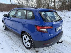 Blue Skoda Karoq 2018 in Vilnius, with an engine capacity of 1.97 L and mileage of 269 thousand km for 9900 €, photo 6 on AUTOMOTO.COM.LV