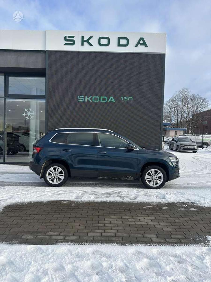 Zils Skoda Karoq 2019 Klaipėda, ar dzinēja tilpumu 1.50 L un nobraukumu 114 tūkst. km par 14990 €, foto 1 vietnē AUTOMOTO.COM.LV