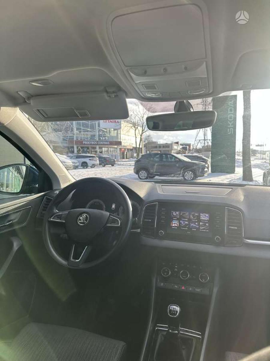 Zils Skoda Karoq 2019 Klaipėda, ar dzinēja tilpumu 1.50 L un nobraukumu 114 tūkst. km par 14990 €, foto 6 vietnē AUTOMOTO.COM.LV