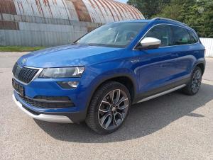 Zils Skoda Karoq 2019 Utena, ar dzinēja tilpumu 1.97 L un nobraukumu 213 tūkst. km par 16900 €, foto  vietnē AUTOMOTO.COM.LV