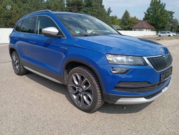 Zils Skoda Karoq 2019 Utena, ar dzinēja tilpumu 1.97 L un nobraukumu 213 tūkst. km par 16900 €, foto 2 vietnē AUTOMOTO.COM.LV