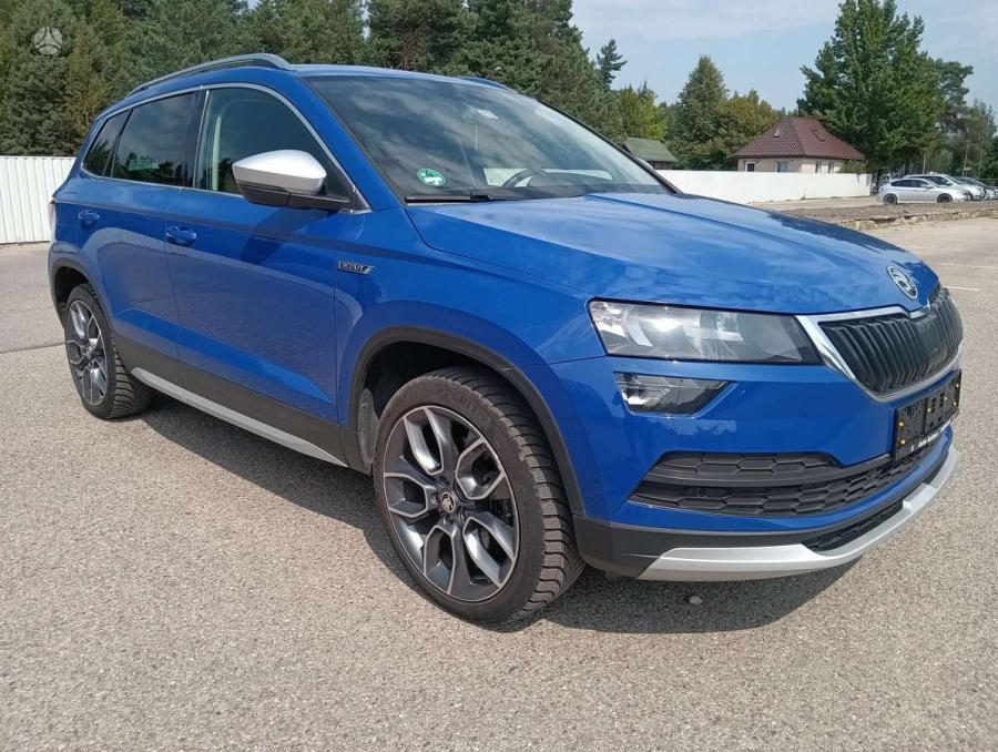 Zils Skoda Karoq 2019 Utena, ar dzinēja tilpumu 1.97 L un nobraukumu 213 tūkst. km par 16900 €, foto 3 vietnē AUTOMOTO.COM.LV