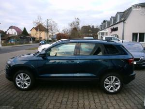 Blue Skoda Karoq 2020 in Kaunas, with an engine capacity of 0.00 L and mileage of 47 thousand km for 25387 €, photo 7 on AUTOMOTO.COM.LV