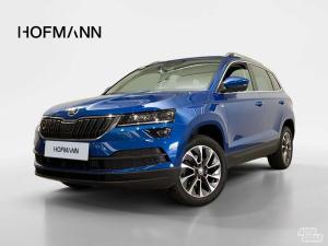 Blue Skoda Karoq 2020 in Kaunas, with an engine capacity of 1.50 L and mileage of 60 thousand km for 22351 €, photo  on AUTOMOTO.COM.LV