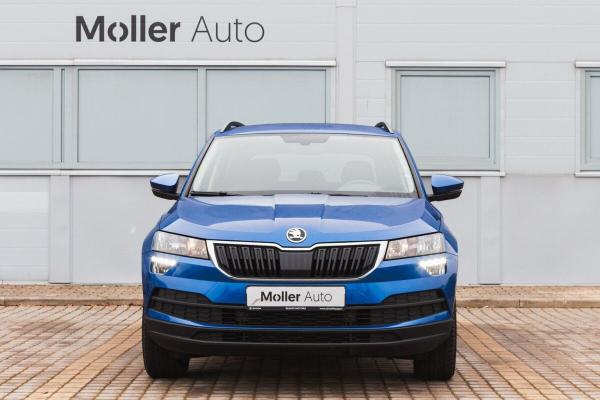 Blue Skoda Karoq 2020 in Ventspils, with an engine capacity of 1.50 L and mileage of 98 thousand km for 17250 €, photo 8 on AUTOMOTO.COM.LV