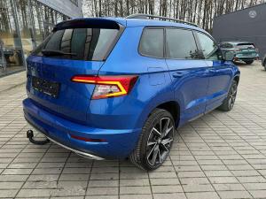 Blue Skoda Karoq 2021 in Kaunas, with an engine capacity of 1.50 L and mileage of 241 thousand km for 17700 €, photo 3 on AUTOMOTO.COM.LV
