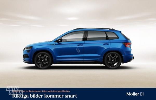 Blue Skoda Karoq 2021 in Kaunas, with an engine capacity of 0.00 L and mileage of 87 thousand km for 28393 €, photo 2 on AUTOMOTO.COM.LV
