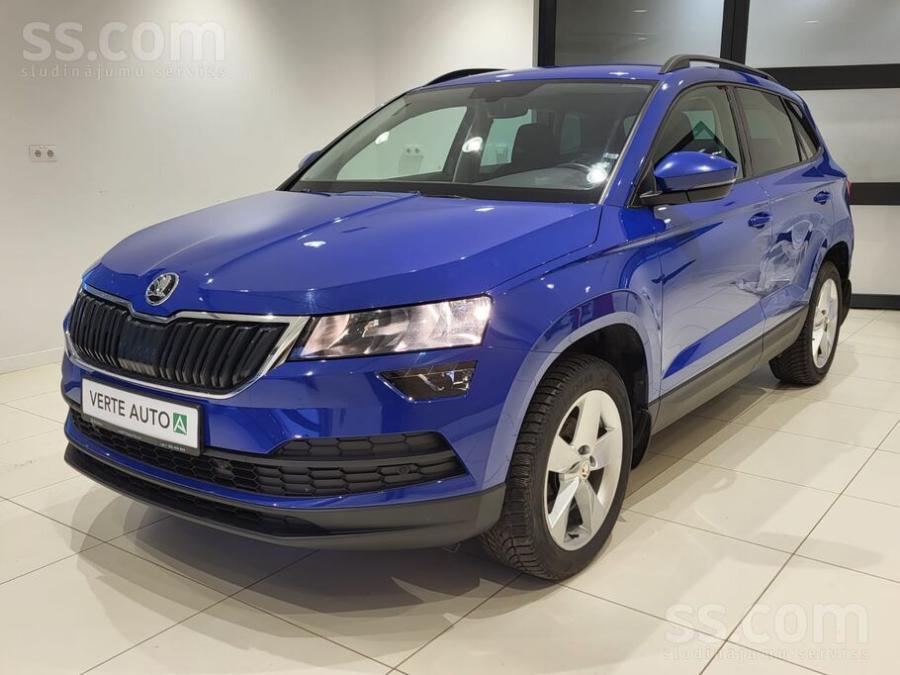 Zils Skoda Karoq 2021 Rīga, ar dzinēja tilpumu 1.50 L un nobraukumu 78 tūkst. km par 19490 €, foto 3 vietnē AUTOMOTO.COM.LV