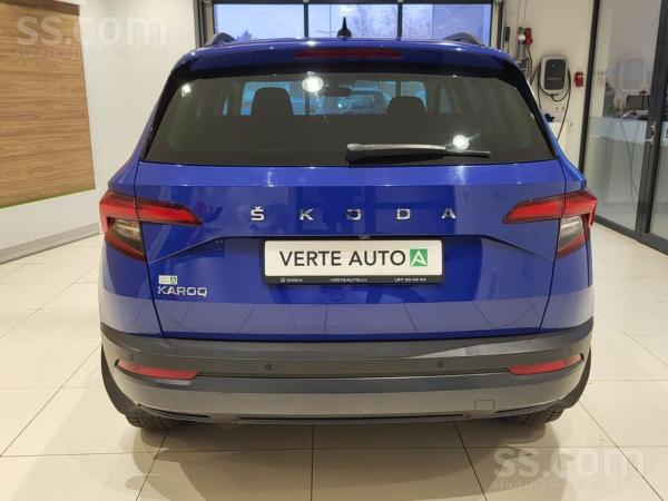 Zils Skoda Karoq 2021 Rīga, ar dzinēja tilpumu 1.50 L un nobraukumu 78 tūkst. km par 19490 €, foto 5 vietnē AUTOMOTO.COM.LV