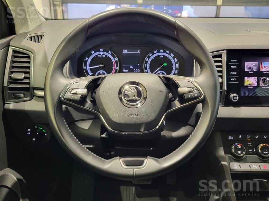 Zils Skoda Karoq 2021 Rīga, ar dzinēja tilpumu 1.50 L un nobraukumu 78 tūkst. km par 19490 €, foto 8 vietnē AUTOMOTO.COM.LV