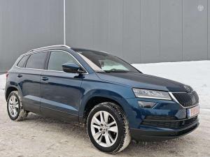 Blue Skoda Karoq 2021 in Vilnius, with an engine capacity of 1.50 L and mileage of 263 thousand km for 14700 €, photo 3 on AUTOMOTO.COM.LV