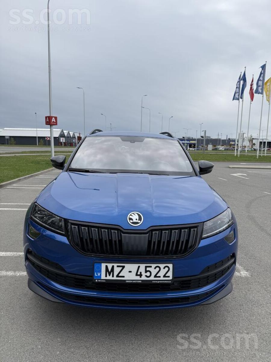 Zils Skoda Karoq 2021 Rīga, ar dzinēja tilpumu 1.50 L un nobraukumu 95 tūkst. km par 21800 €, foto 3 vietnē AUTOMOTO.COM.LV
