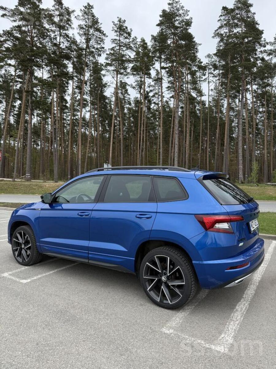 Zils Skoda Karoq 2021 Rīga, ar dzinēja tilpumu 1.50 L un nobraukumu 95 tūkst. km par 21800 €, foto 5 vietnē AUTOMOTO.COM.LV