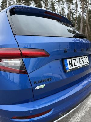 Zils Skoda Karoq 2021 Rīga, ar dzinēja tilpumu 1.50 L un nobraukumu 95 tūkst. km par 21800 €, foto 7 vietnē AUTOMOTO.COM.LV