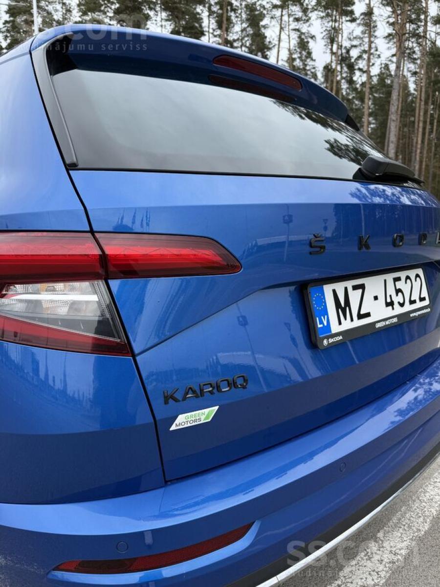 Zils Skoda Karoq 2021 Rīga, ar dzinēja tilpumu 1.50 L un nobraukumu 95 tūkst. km par 21800 €, foto 7 vietnē AUTOMOTO.COM.LV