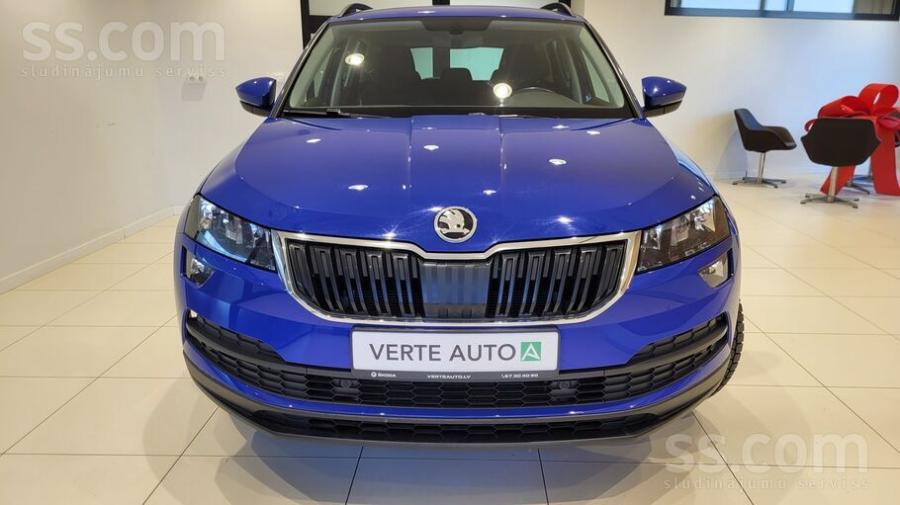 Zils Skoda Karoq 2021 Rīga, ar dzinēja tilpumu 1.50 L un nobraukumu 52 tūkst. km par 20990 €, foto 3 vietnē AUTOMOTO.COM.LV