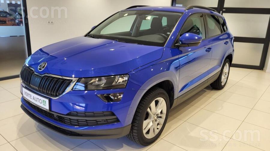 Zils Skoda Karoq 2021 Rīga, ar dzinēja tilpumu 1.50 L un nobraukumu 52 tūkst. km par 20990 €, foto 4 vietnē AUTOMOTO.COM.LV
