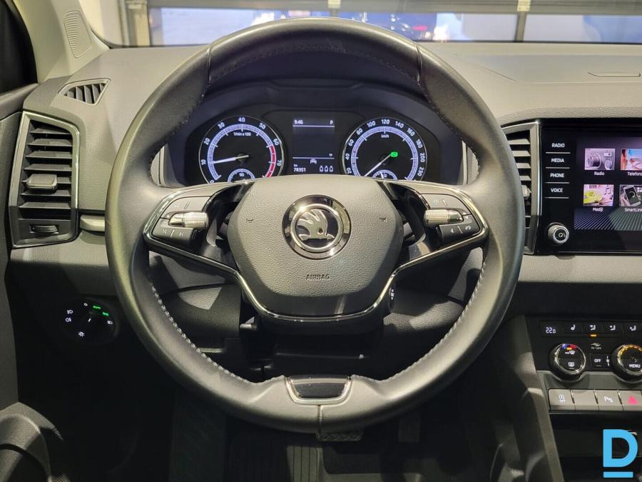 Zils Skoda Karoq 2021 Rīga, ar dzinēja tilpumu 1.50 L un nobraukumu 78 tūkst. km par 19490 €, foto 7 vietnē AUTOMOTO.COM.LV