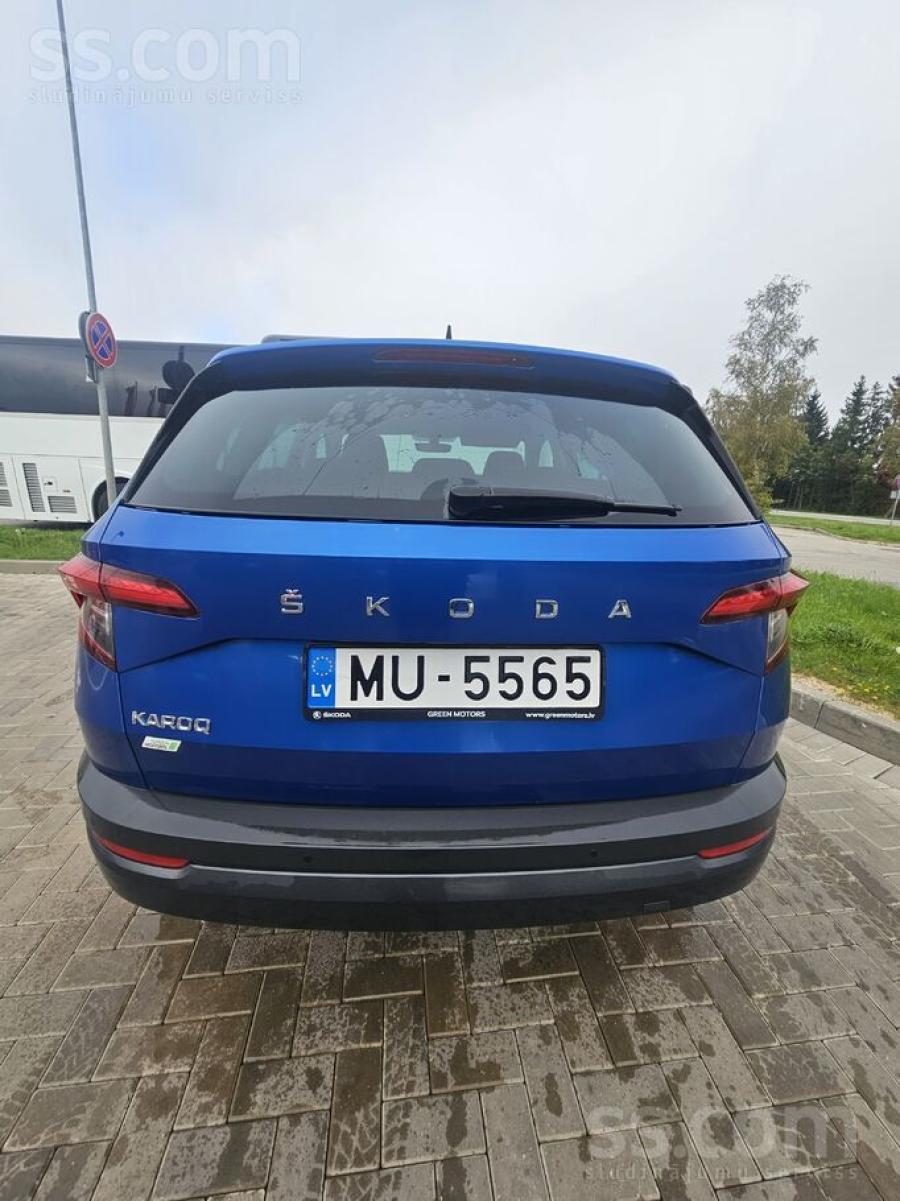 Zils Skoda Karoq 2021 Rīga, ar dzinēja tilpumu 1.50 L un nobraukumu 100 tūkst. km par 16500 €, foto 7 vietnē AUTOMOTO.COM.LV