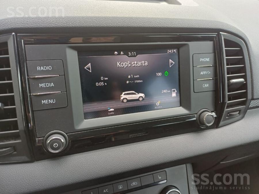 Синий Шкода Karoq 2021 в Рига, объемом двигателя 1.00 л и пробегом 85 тыс. км за 13500 €, фото 15 на AUTOMOTO.COM.LV
