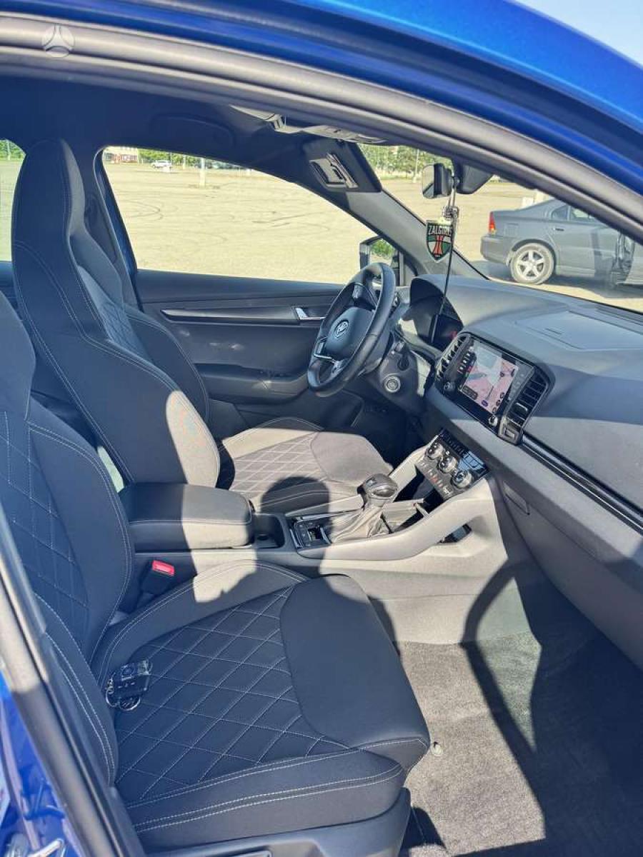 Zils Skoda Karoq 2021 Kauņa, ar dzinēja tilpumu 1.50 L un nobraukumu 88 tūkst. km par 23500 €, foto 7 vietnē AUTOMOTO.COM.LV