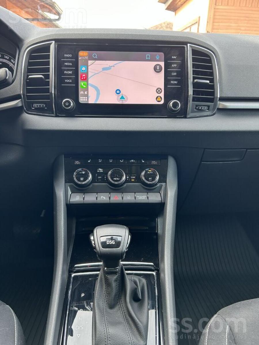 Zils Skoda Karoq 2022 Daugavpils, ar dzinēja tilpumu 1.50 L un nobraukumu 29 tūkst. km par 18500 €, foto 6 vietnē AUTOMOTO.COM.LV