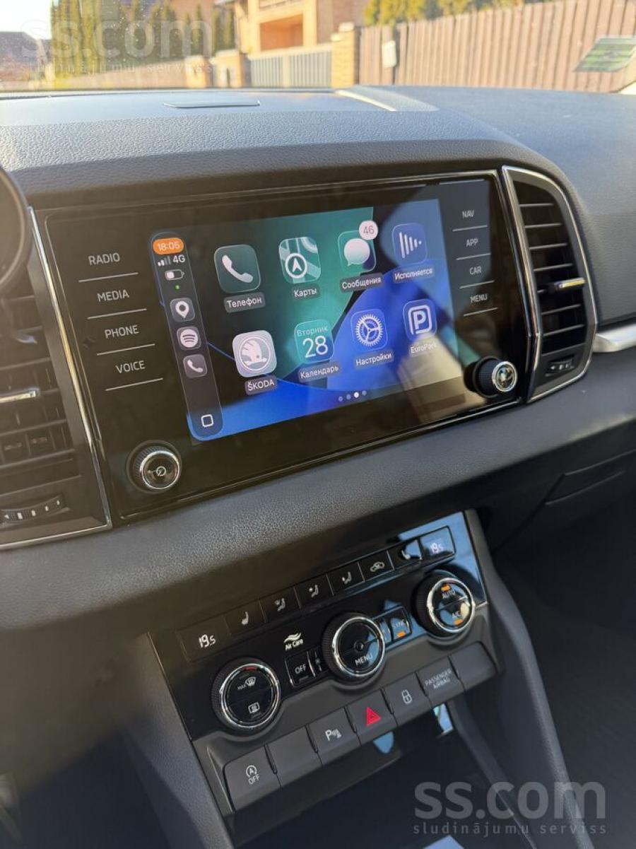 Zils Skoda Karoq 2022 Rīga, ar dzinēja tilpumu 1.50 L un nobraukumu 98 tūkst. km par 21900 €, foto 10 vietnē AUTOMOTO.COM.LV