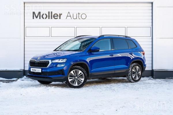 Blue Skoda Karoq 2022 in Riga, with an engine capacity of 2.00 L and mileage of 117 thousand km for 20500 €, photo 2 on AUTOMOTO.COM.LV