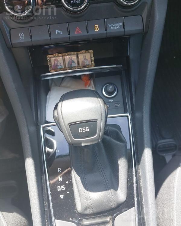 Blue Skoda Karoq 2022 in Liepaja, with an engine capacity of 1.50 L and mileage of 16 thousand km for 22500 €, photo 7 on AUTOMOTO.COM.LV