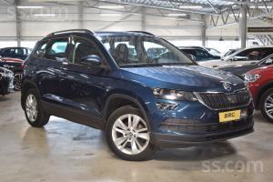 Синий Шкода Karoq 2022 в Рига, объемом двигателя 1.50 л и пробегом 120 тыс. км за 18500 €, фото  на AUTOMOTO.COM.LV