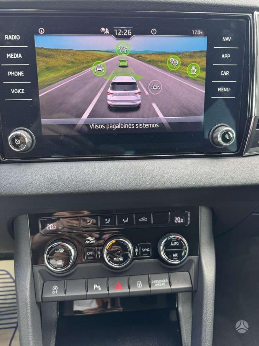 Zils Skoda Karoq 2022 Kauņa, ar dzinēja tilpumu 1.50 L un nobraukumu 194 tūkst. km par 17900 €, foto 18 vietnē AUTOMOTO.COM.LV