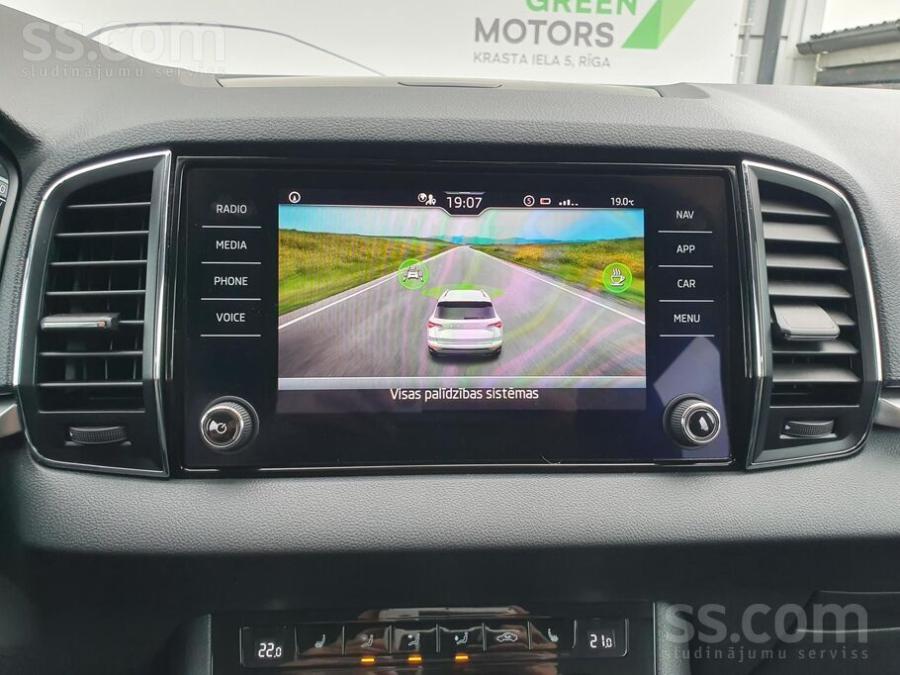 Синий Шкода Karoq 2022 в Рига, объемом двигателя 2.00 л и пробегом 66 тыс. км за 23900 €, фото 22 на AUTOMOTO.COM.LV