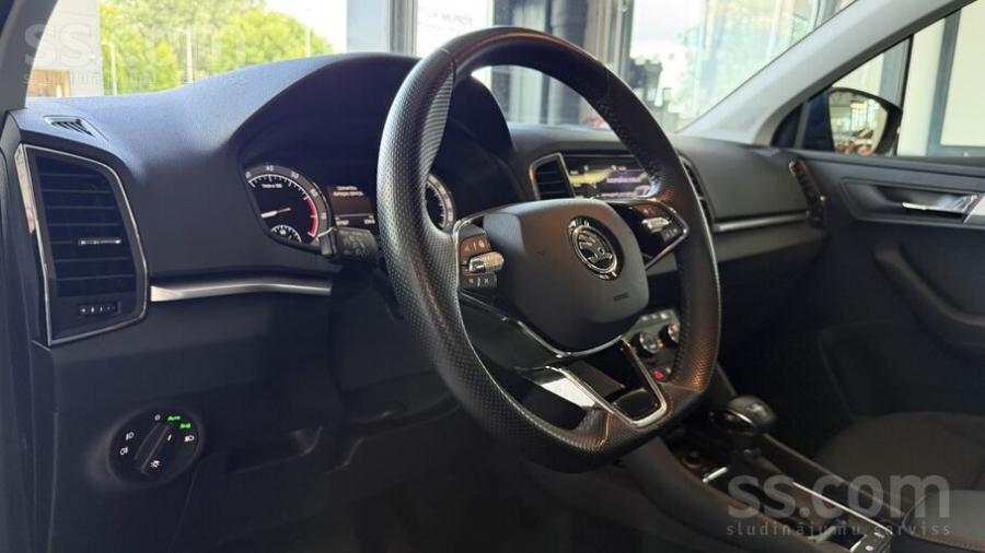 Blue Skoda Karoq 2022 in Riga, with an engine capacity of 1.50 L and mileage of 98 thousand km for 20500 €, photo 17 on AUTOMOTO.COM.LV