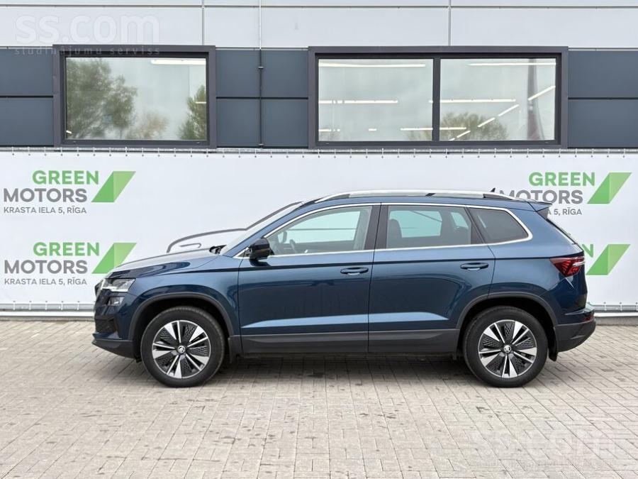 Blue Skoda Karoq 2022 in Riga, with an engine capacity of 1.50 L and mileage of 68 thousand km for 21900 €, photo 7 on AUTOMOTO.COM.LV