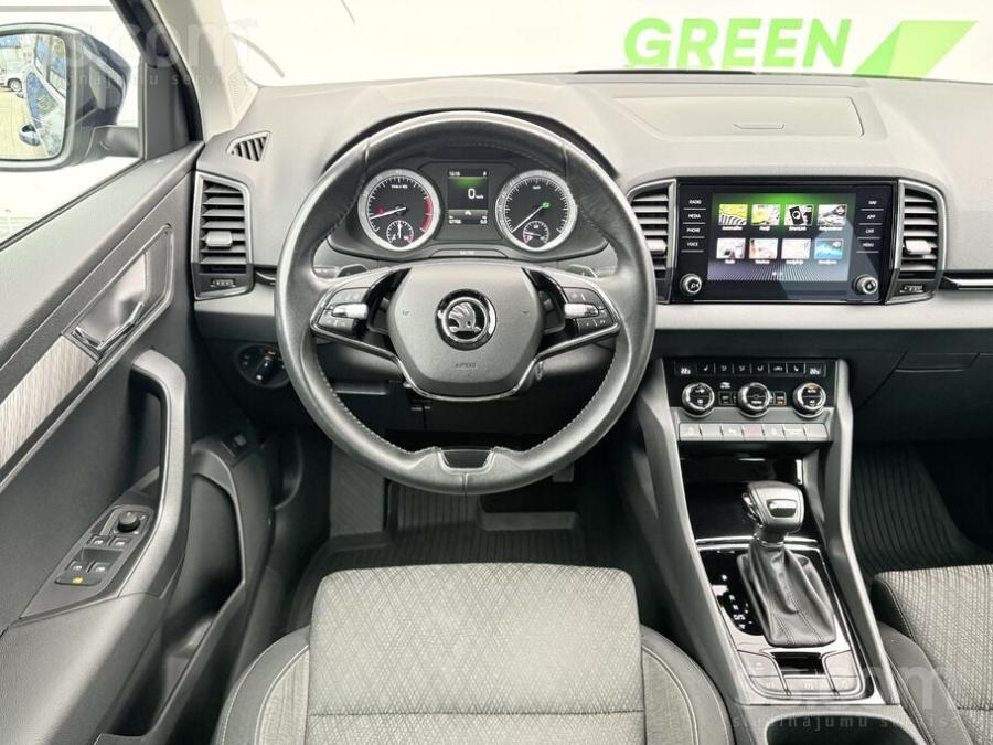Blue Skoda Karoq 2022 in Riga, with an engine capacity of 1.50 L and mileage of 68 thousand km for 21900 €, photo 11 on AUTOMOTO.COM.LV