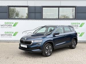 Zils Skoda Karoq 2022 Rīga, ar dzinēja tilpumu 1.50 L un nobraukumu 68 tūkst. km par 21900 €, foto  vietnē AUTOMOTO.COM.LV