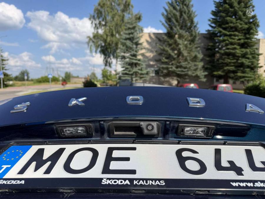 Blue Skoda Karoq 2023 in Kaunas, with an engine capacity of 1.50 L and mileage of 16 thousand km for 25000 €, photo 13 on AUTOMOTO.COM.LV