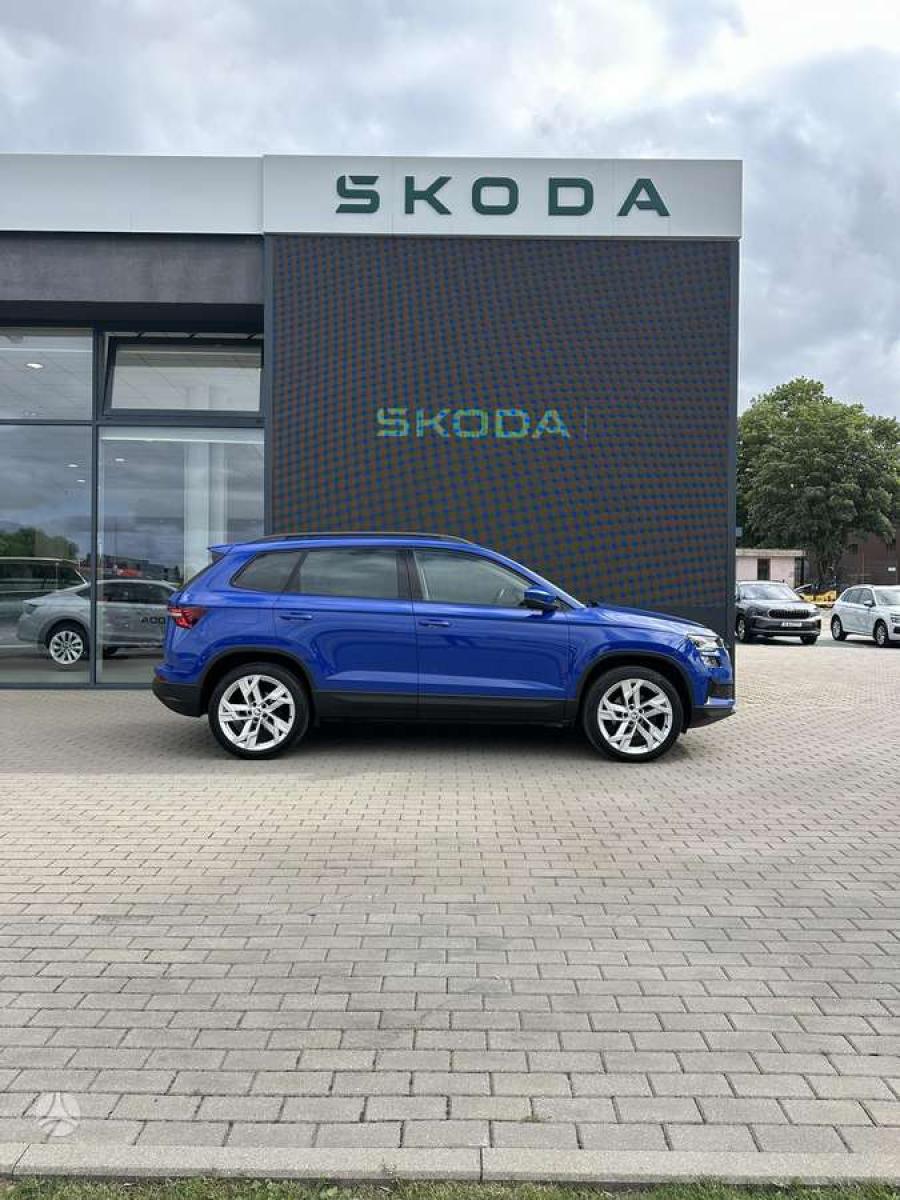 Zils Skoda Karoq 2023 Klaipėda, ar dzinēja tilpumu 1.97 L un nobraukumu 202 tūkst. km par 24980 €, foto 1 vietnē AUTOMOTO.COM.LV