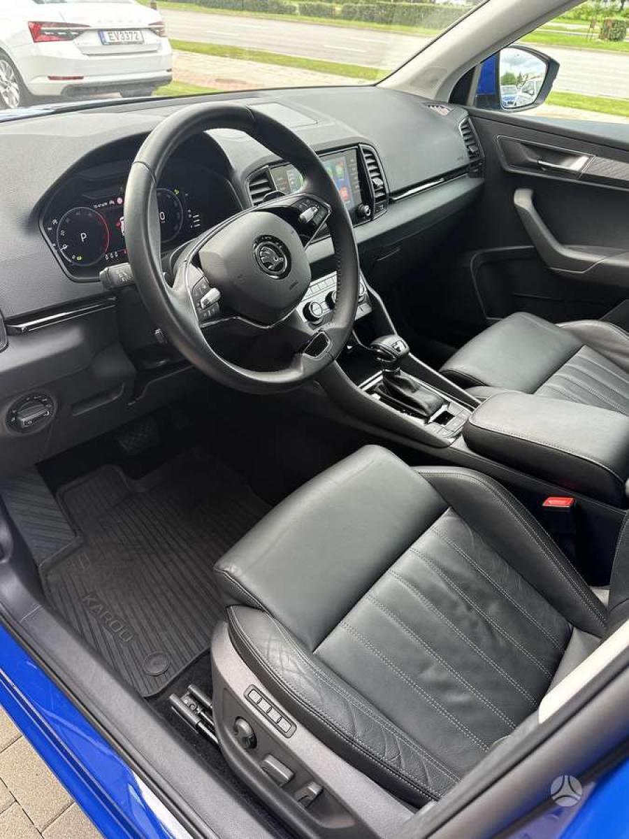Zils Skoda Karoq 2023 Klaipėda, ar dzinēja tilpumu 1.97 L un nobraukumu 202 tūkst. km par 24980 €, foto 20 vietnē AUTOMOTO.COM.LV