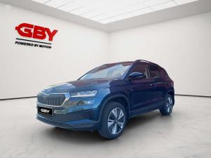 Blue Skoda Karoq 2023 in Klaipeda, with an engine capacity of 1.97 L and mileage of 72 thousand km for 23500 €, photo  on AUTOMOTO.COM.LV