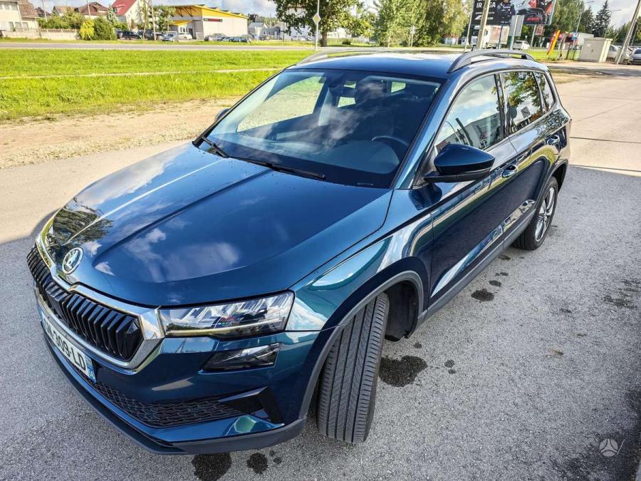Zils Skoda Karoq 2023 Tauragė, ar dzinēja tilpumu 1.97 L un nobraukumu 200 tūkst. km par 16300 €, foto 10 vietnē AUTOMOTO.COM.LV