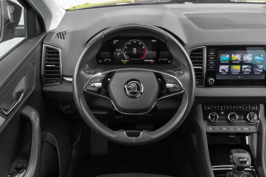Zils Skoda Karoq 2023 Viļņa, ar dzinēja tilpumu 1.50 L un nobraukumu 83 tūkst. km par 25900 €, foto 12 vietnē AUTOMOTO.COM.LV