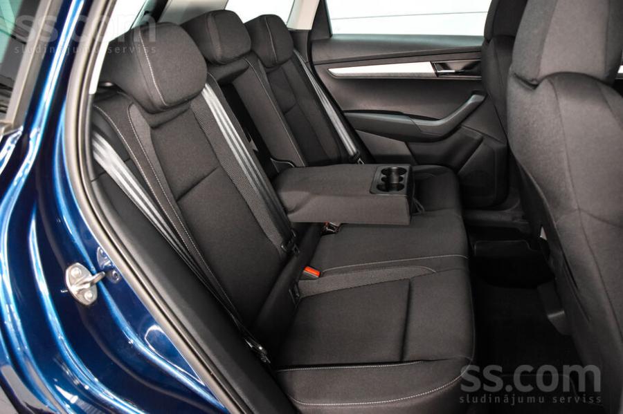 Blue Skoda Karoq 2023 in Riga, with an engine capacity of 1.50 L and mileage of 44 thousand km for 22590 €, photo 17 on AUTOMOTO.COM.LV