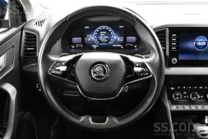 Blue Skoda Karoq 2023 in Riga, with an engine capacity of 1.50 L and mileage of 44 thousand km for 22590 €, photo 20 on AUTOMOTO.COM.LV