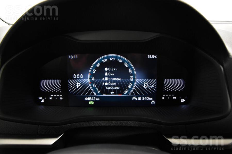 Blue Skoda Karoq 2023 in Riga, with an engine capacity of 1.50 L and mileage of 44 thousand km for 22590 €, photo 22 on AUTOMOTO.COM.LV