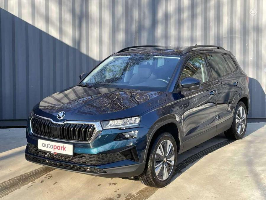 Синий Шкода Karoq 2024 в Вильнюс, объемом двигателя 1.50 л и пробегом 31 тыс. км за 24700 €, фото 1 на AUTOMOTO.COM.LV