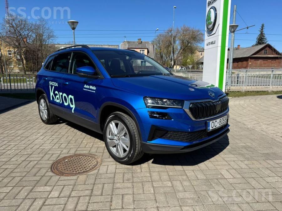 Синий Шкода Karoq 2025 в Даугавпилс, объемом двигателя 1.50 л и пробегом 7 тыс. км за 27200 €, фото 4 на AUTOMOTO.COM.LV